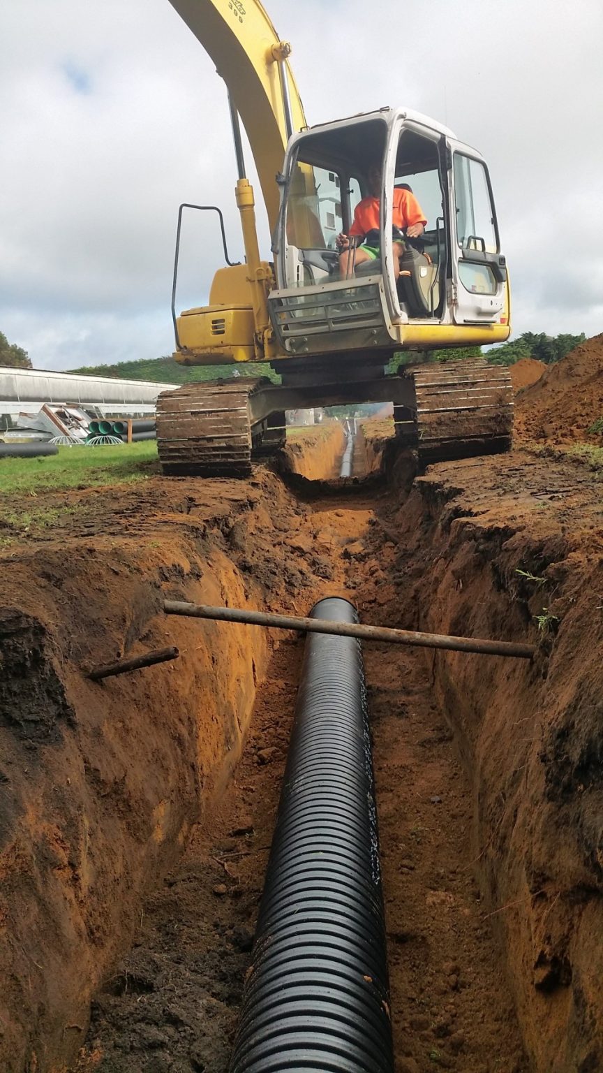 Taranaki stormwater diversion project - P&F Global